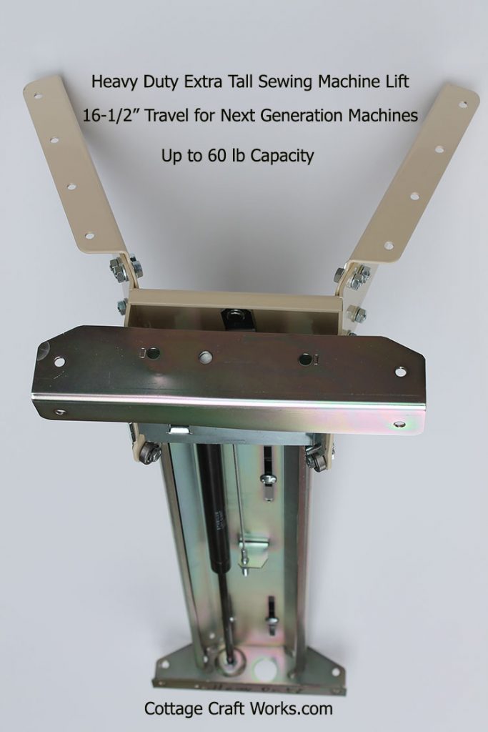 Sewing Cabinet Extra Tall Sewing Machine Air Lift - Woodworking Kits